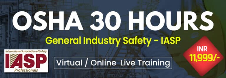 OSHA 30 Hour General Industry Training | OSHA Industrial Safety ...
