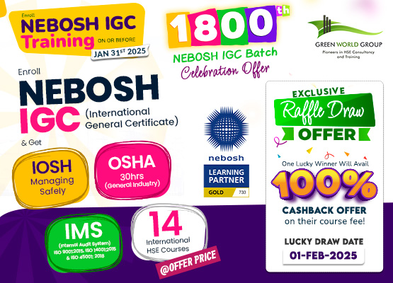 NEBOSH IGC Online Training Course in India | Gold Learning Partner