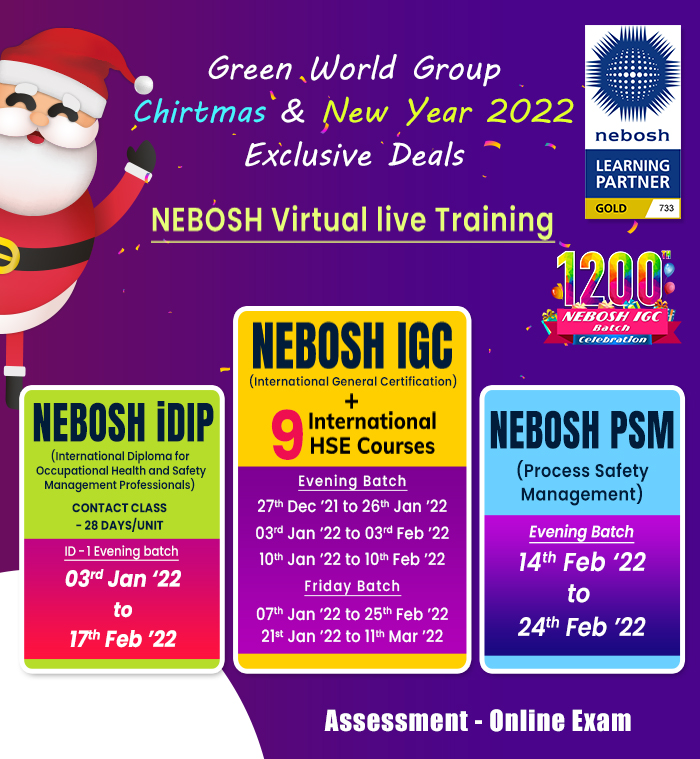 700_759 - GREEN WORLD GROUP INDIA | Nebosh Course | Safety Training | IOSH