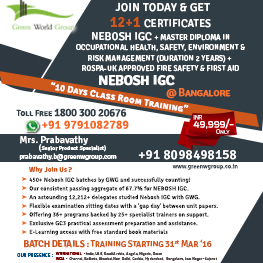 nebosh-igc-banglore-thump - GREEN WORLD GROUP INDIA | Nebosh Course | Safety Training | IOSH