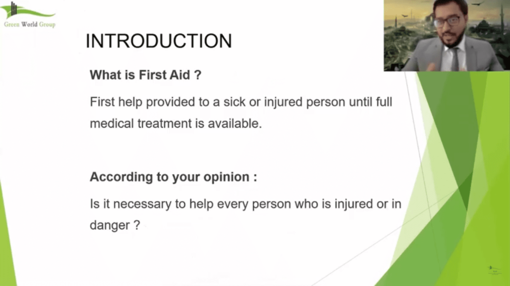 Basic First Aid Course | CPR & AED Training | Green World Group
