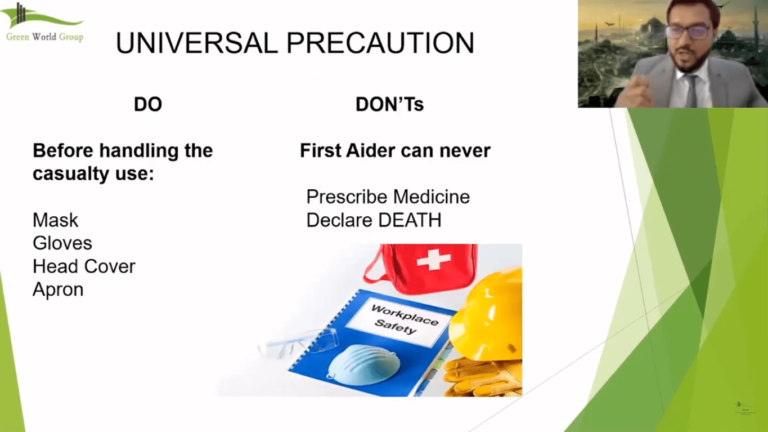 Basic First Aid Course | CPR & AED Training | Green World Group