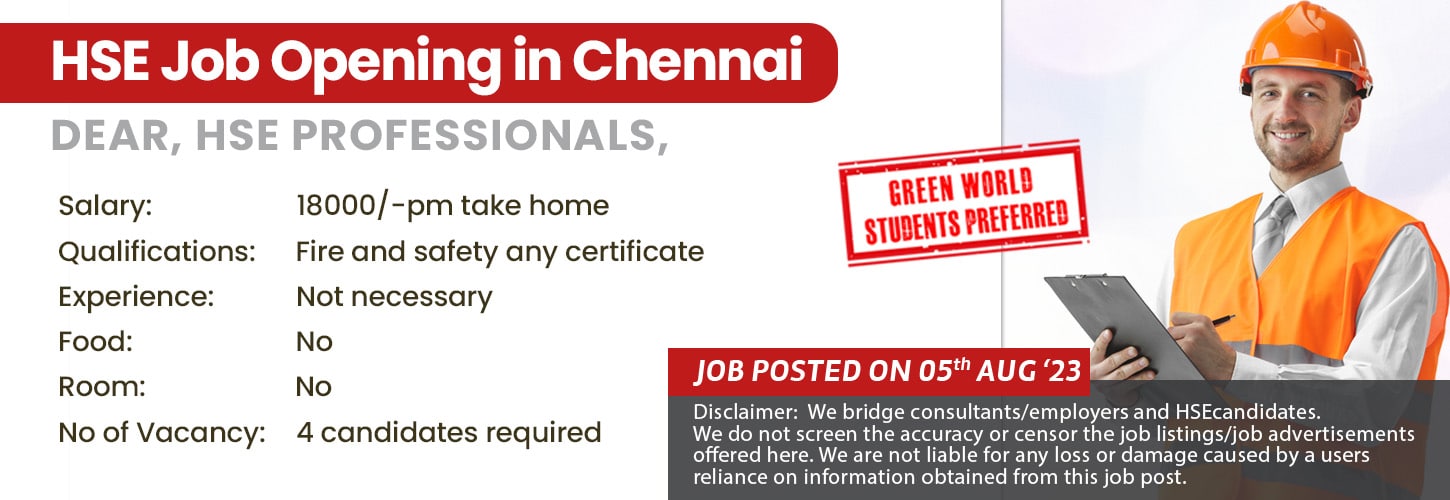 hse-chennai - GREEN WORLD GROUP INDIA | Nebosh Course | Safety Training ...