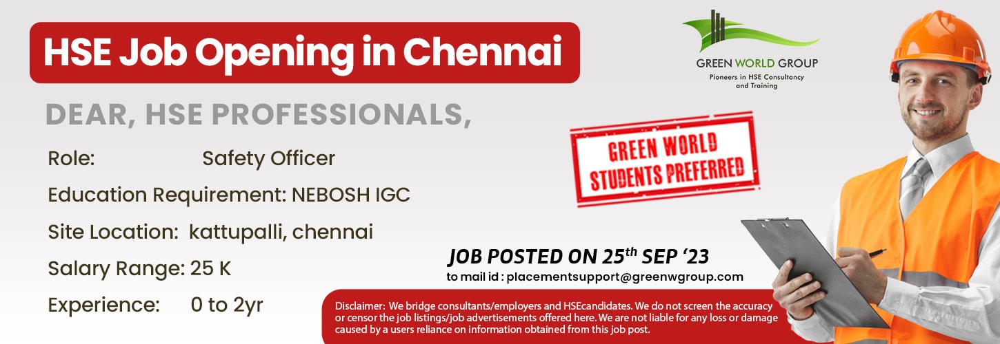 gwg-job - GREEN WORLD GROUP INDIA | Nebosh Course | Safety Training | IOSH