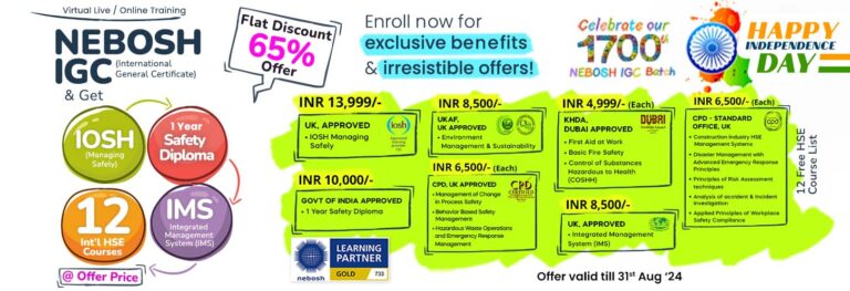 Online NEBOSH Course Training in Chennai | NEBOSH IGC