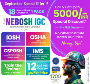 NEBOSH Course Training in Hyderabad, Telangana - Green World Group