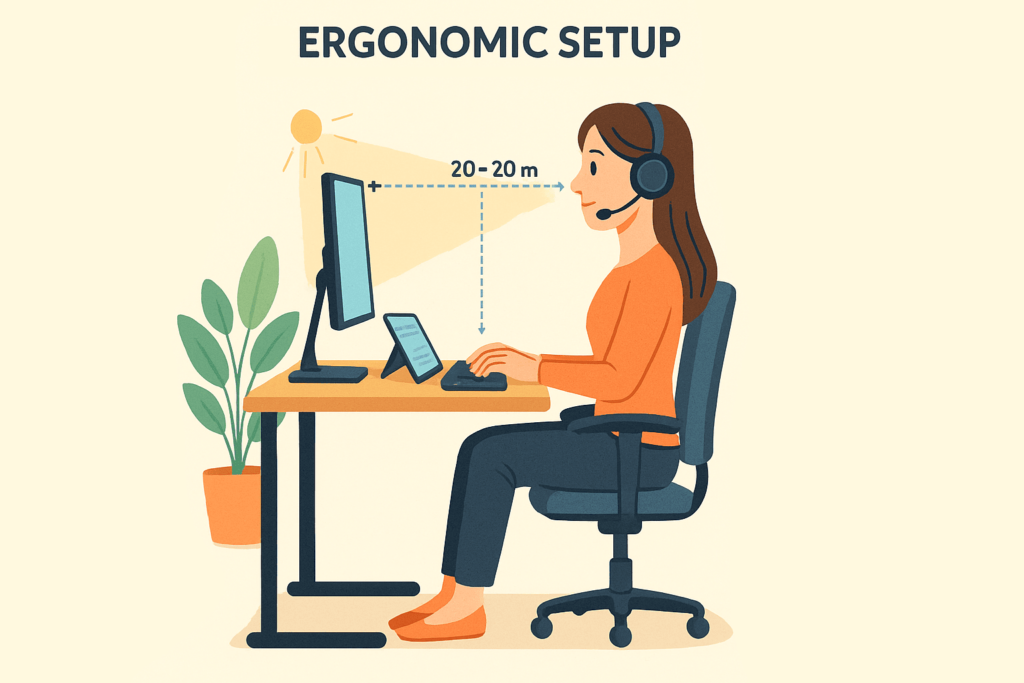 ergonomics office setup - GREEN WORLD GROUP INDIA | Nebosh Course ...