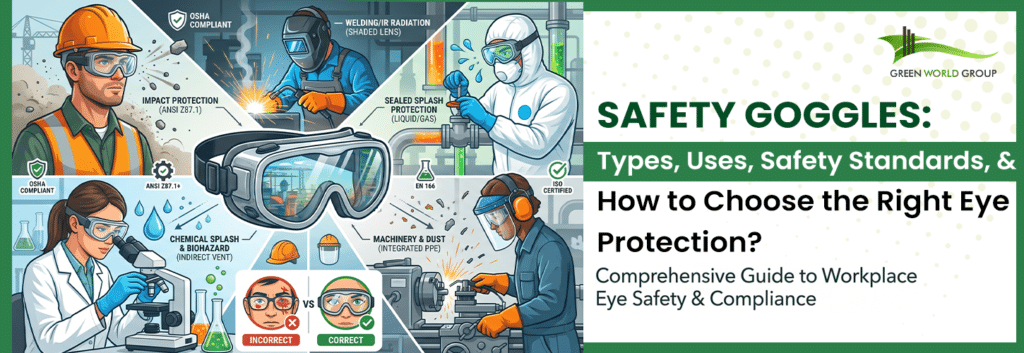 Safety Goggles Types, Uses, Safety Standards, and How to Choose the ...