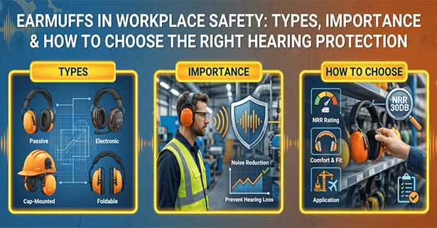 Earmuffs in Workplace Safety: Types, Importance & How to Choose the ...