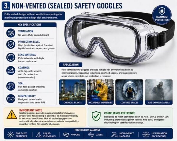 Best Safety Goggles for Eye Protection: Types, Workplace Hazards ...